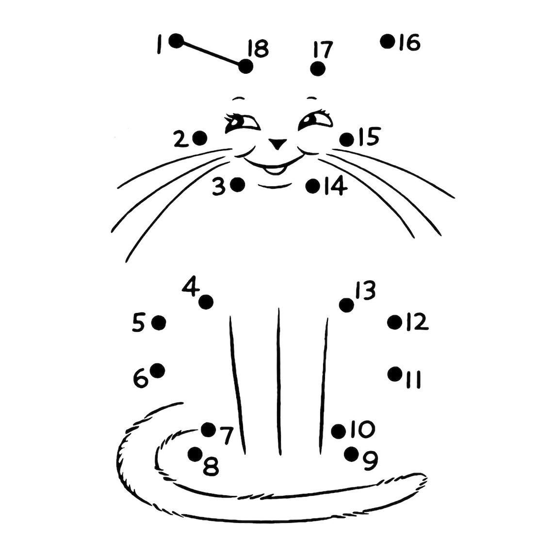 Tracing Worksheets Connect the Numbers Worksheets Learn to | Etsy