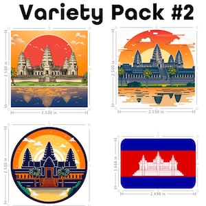 Cambodia Sticker Pack - Etsy