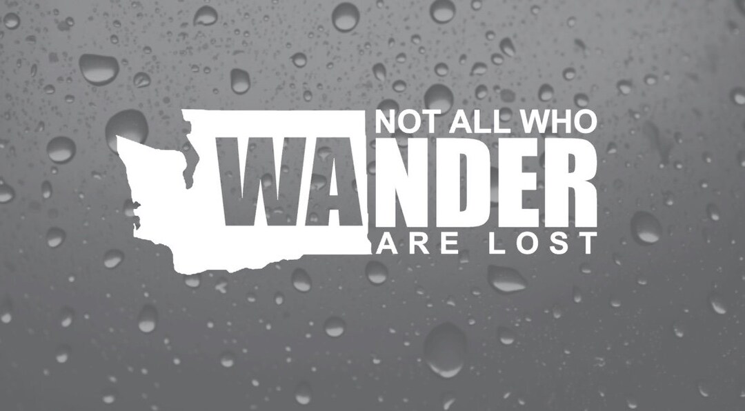 Wander Decal - Etsy