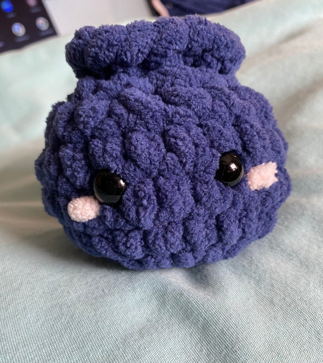 Bitty Blueberry Plush Pattern, Crochet Pattern, Blueberry, Plush ...