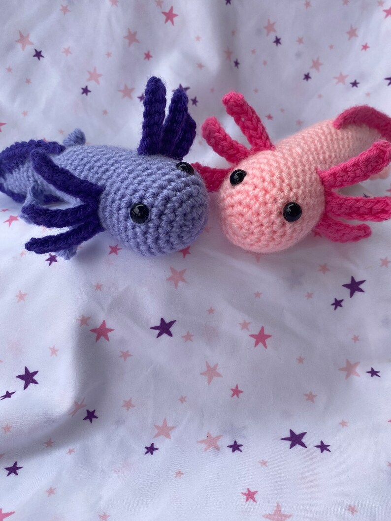 Axolotl Crochet Pattern, Plush Axolotl, Pattern - Etsy