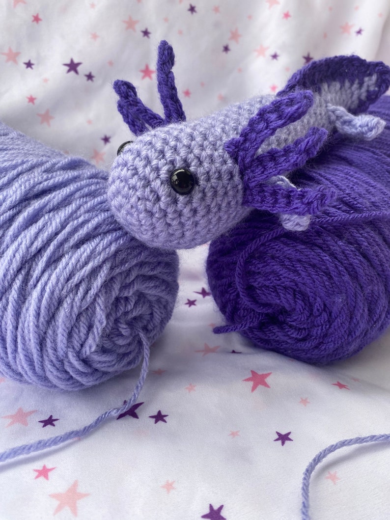 Axolotl Crochet Pattern, Plush Axolotl, Pattern - Etsy