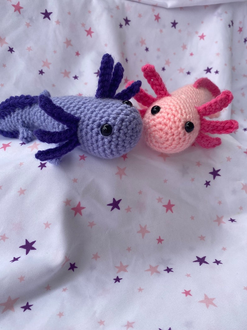 Axolotl Crochet Pattern, Plush Axolotl, Pattern - Etsy