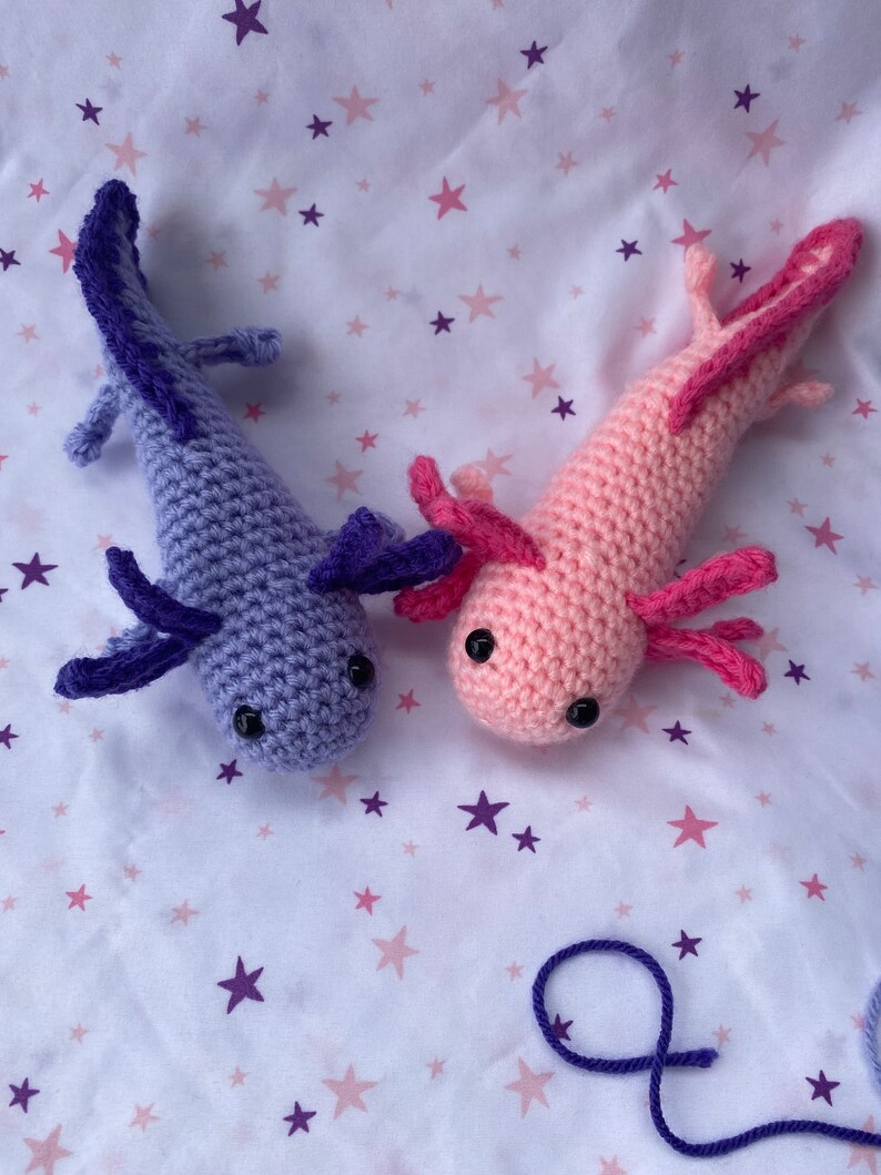 Axolotl Crochet Pattern, Plush Axolotl, Pattern - Etsy