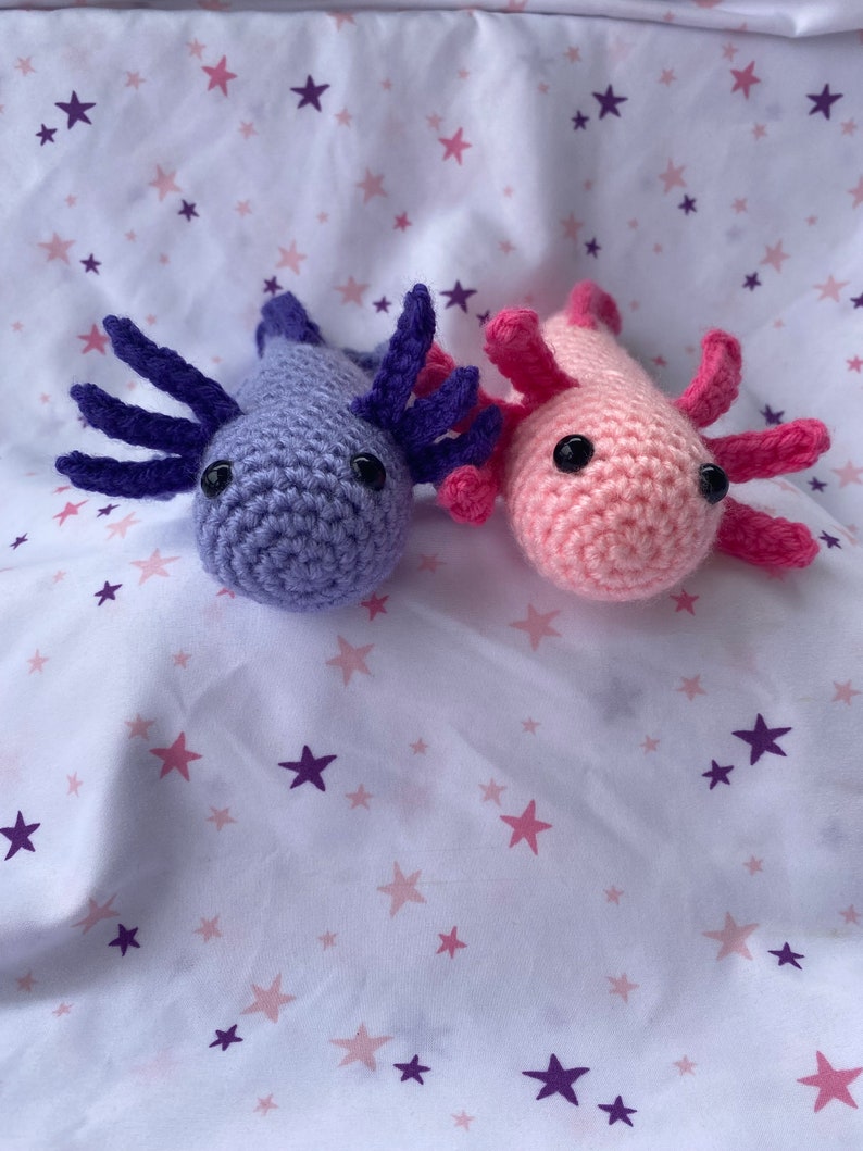 Axolotl Crochet Pattern, Plush Axolotl, Pattern - Etsy