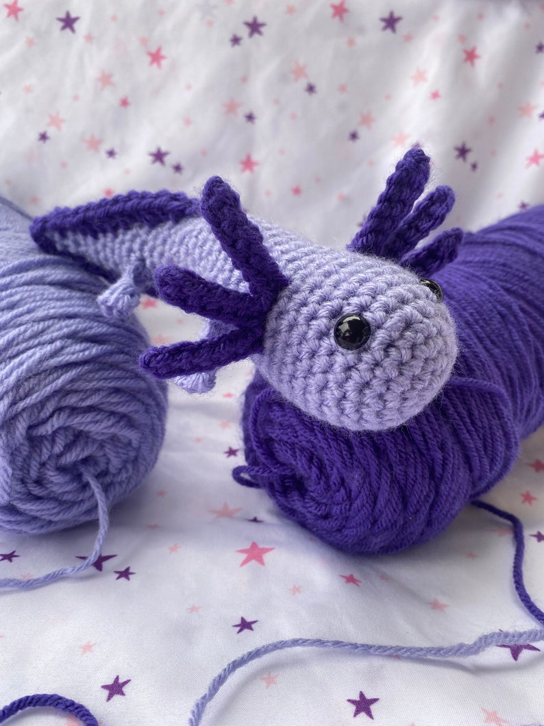 Axolotl Crochet Pattern, Plush Axolotl, Pattern - Etsy