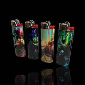 League of Legends Holographic Lighters & Stickers Awesome Birthday Gift ...