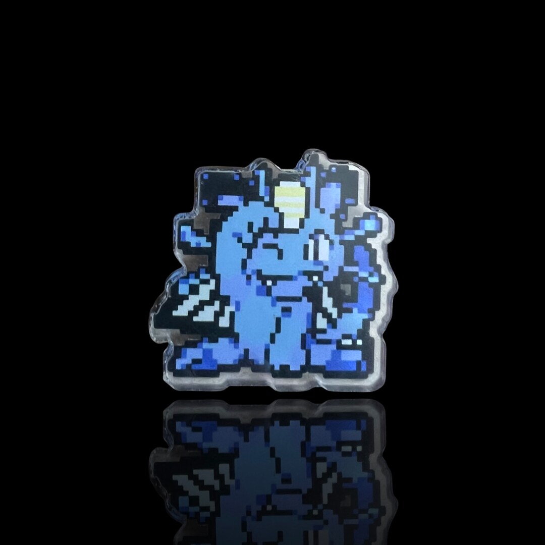 Vampire Meowth Pokémon Acrylic Pins 90s Nostalgia Pokémon Red Gift for ...