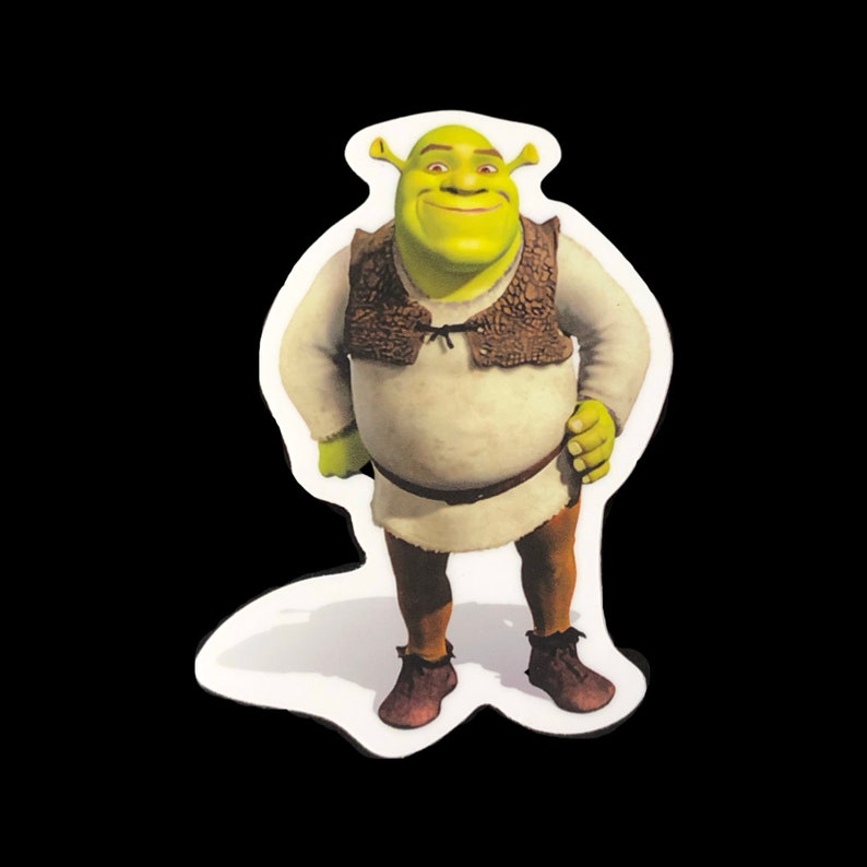 Shrek Stickers Meme Art | Etsy