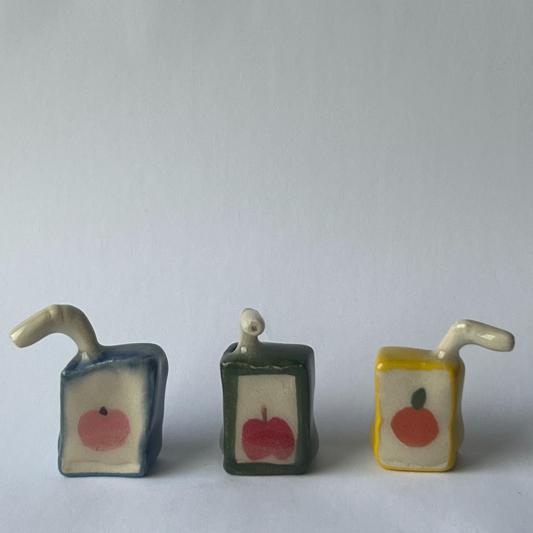 Miniature Ceramic Juice Box - Etsy