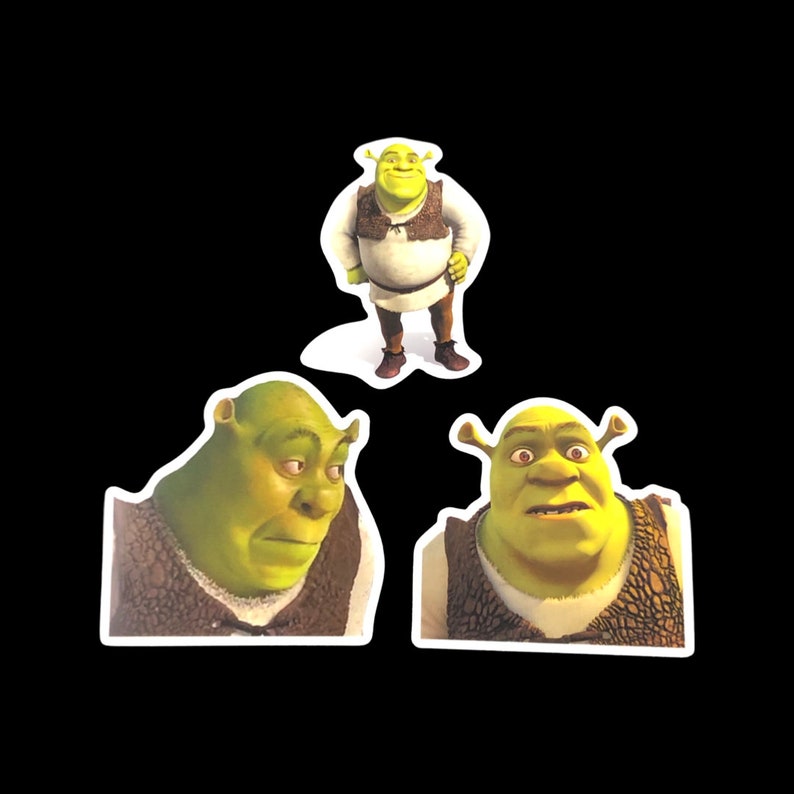 Shrek Stickers Meme Art - Etsy Canada