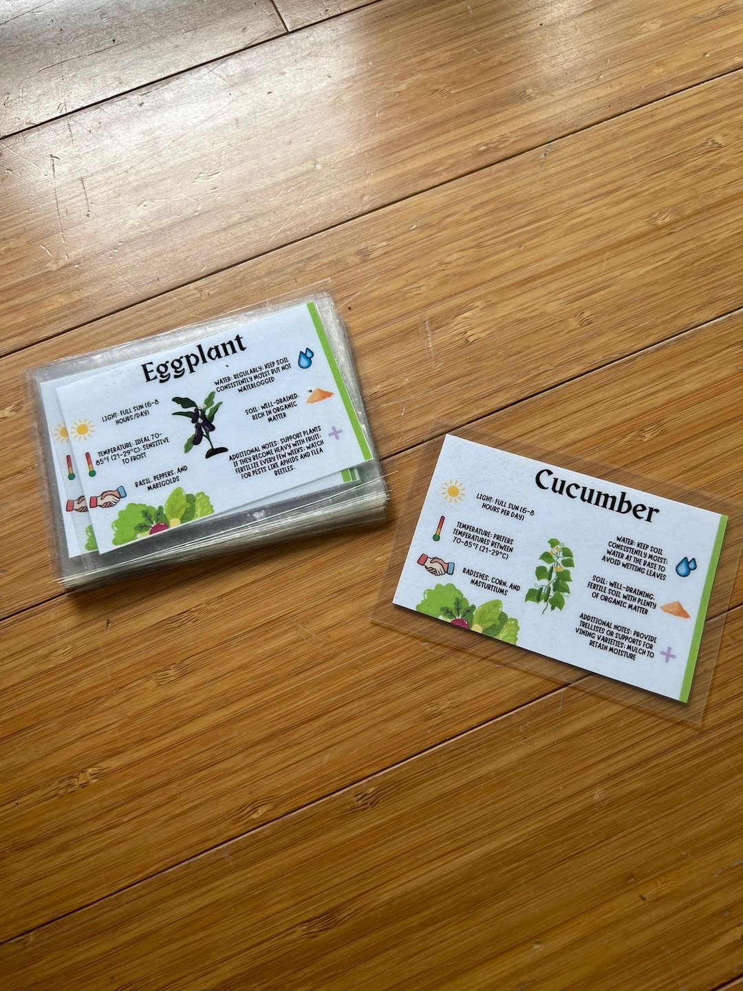 Printable Vegetable Gardening Flashcards PDF – Garden Planning Cards ...
