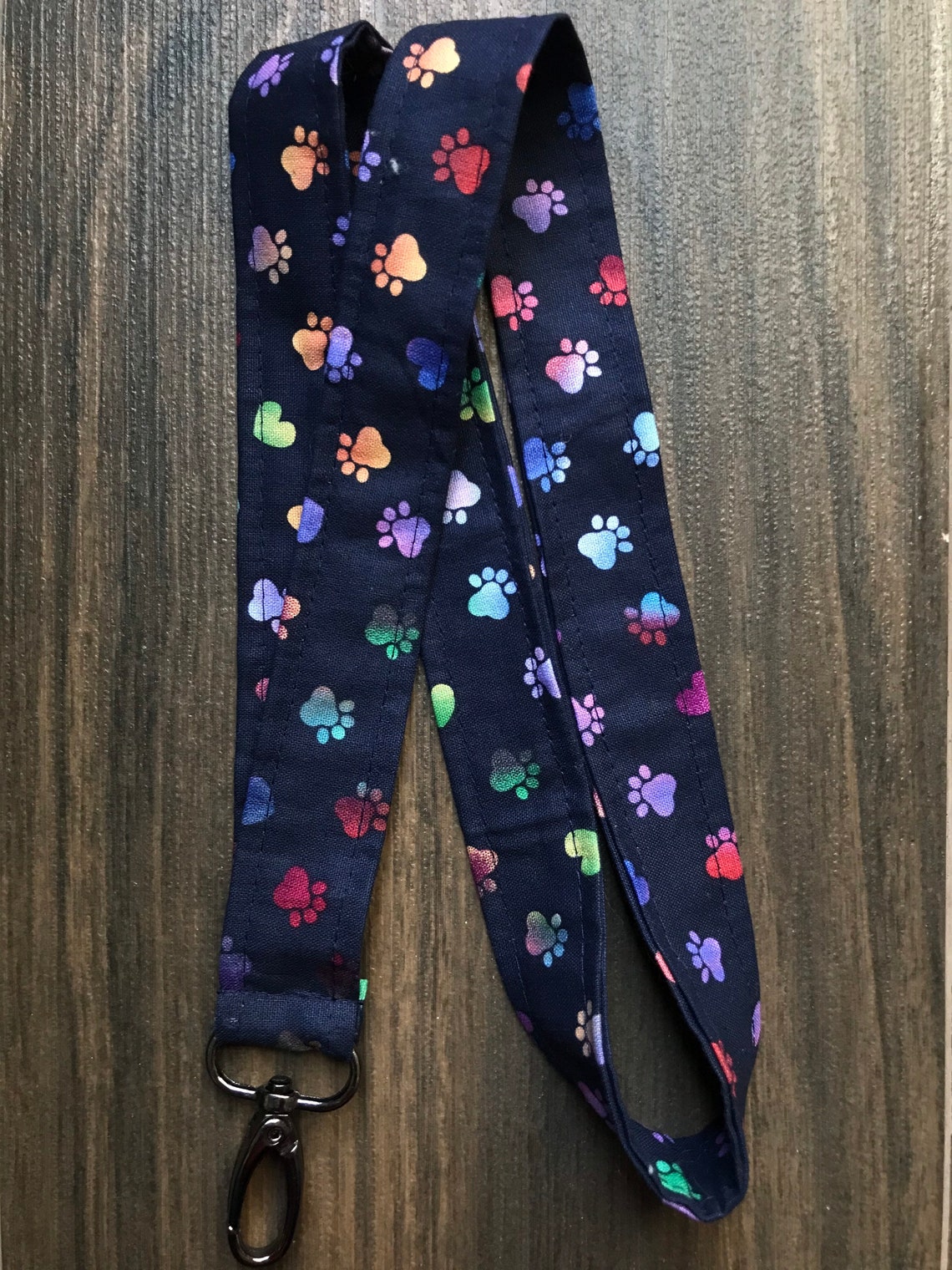 Paw Print Lanyard, Paw Prints, National Vet Tech Month, Veterinarian ...