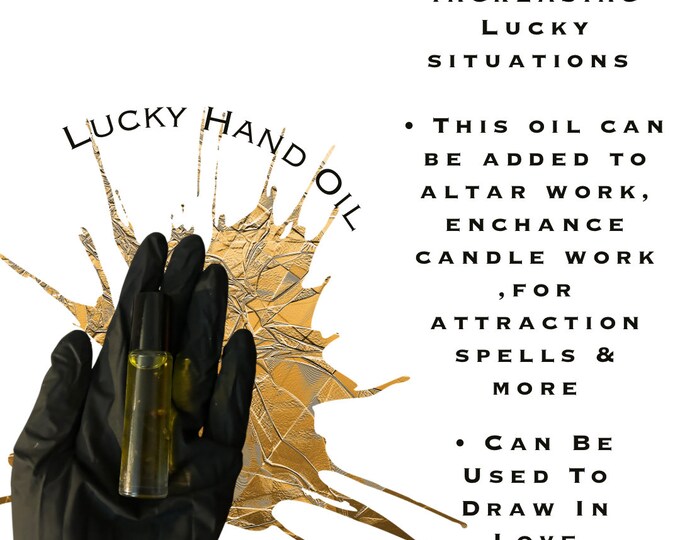 Lucky Hand Root | Lucky Oil | Spiritual Oil | Dopesouldopespirit ...