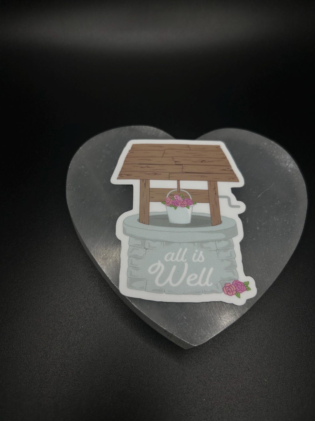 All is Well Sticker, Minimalist Vinyl Affirmation Decal for Laptop ...
