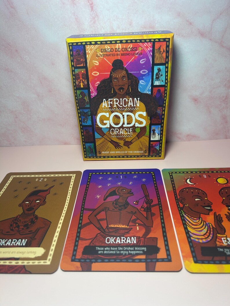 African Gods Oracle Deck – 36 Card Ancestral Guidance Cards, African ...