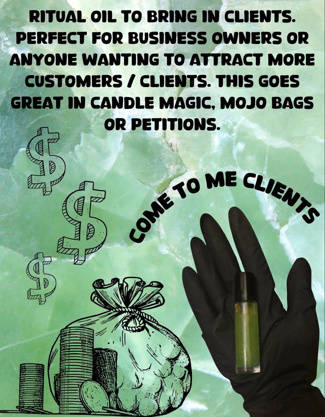 Business Owner Oil, Spell Work, Come to Me Clients, Ritual Oil Manifest ...