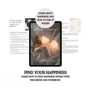 Finding Your Happiness Ebook and Workbook, Self-discovery Guide for ...