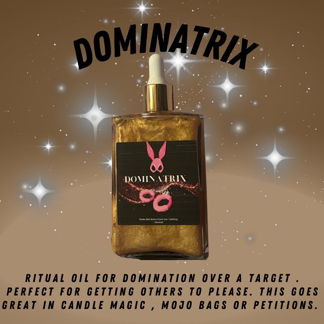RITUAL Oil | Dominatrix | Candle Magick | Dominating Spell | Please Me ...