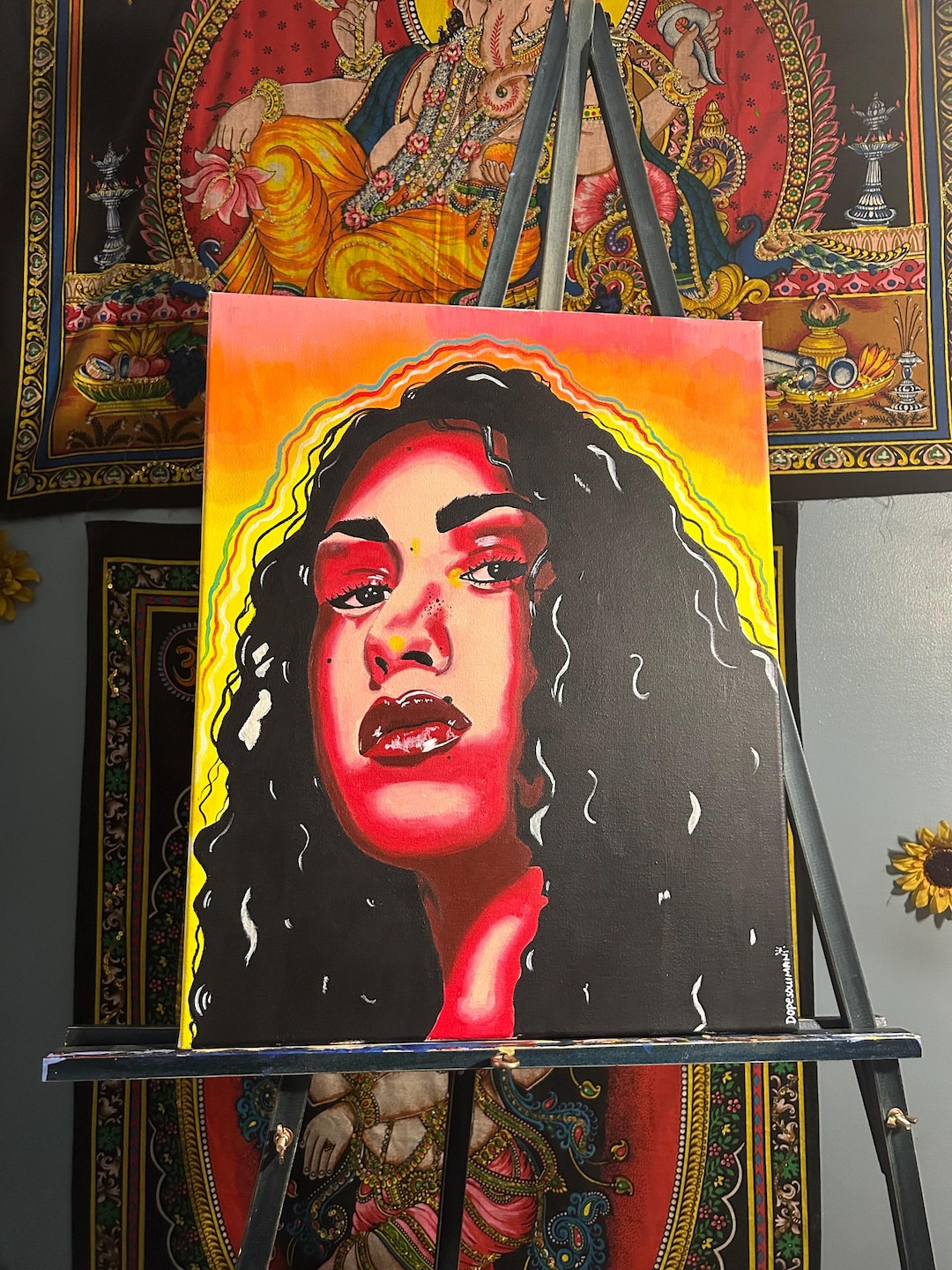 Home Decor, Wall Painting, Cleo Sol Artwork, Spiritual Art, Bedroom ...