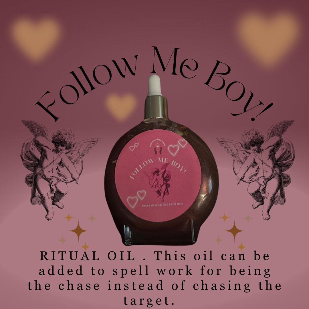 Follow Me Boy Ritual Oil - Etsy