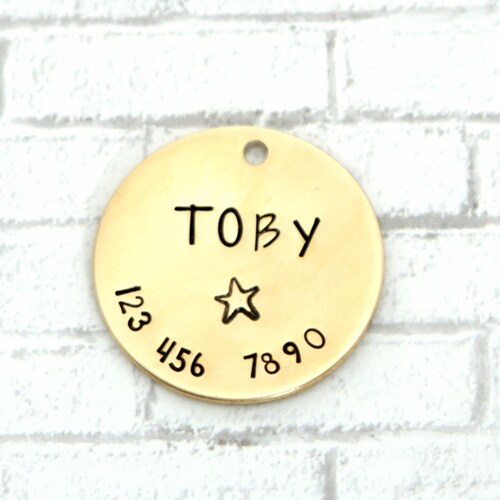 Starry Starry Night Custom Dog ID Tag-pet ID Tag-engraved Dog | Etsy