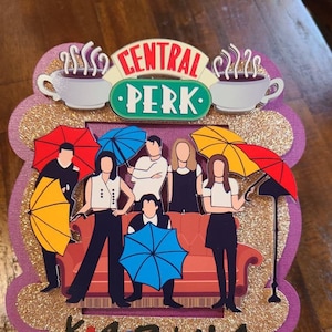 Friends Inspired Cake Topper Friends TV Show - Etsy