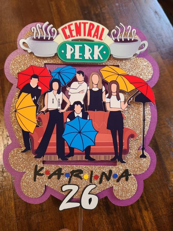 Friends Inspired Cake Topper Friends TV Show | Etsy