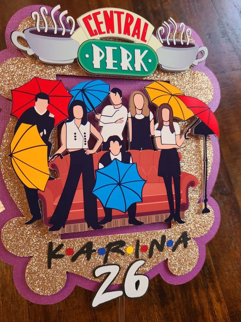 Friends Inspired Cake Topper Friends TV Show - Etsy
