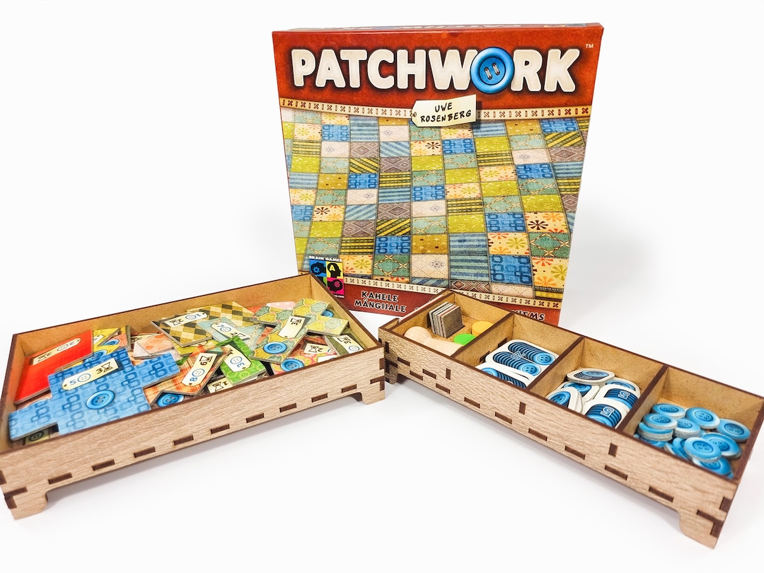 Patchwork Board Game Box Organizer Insert - Etsy