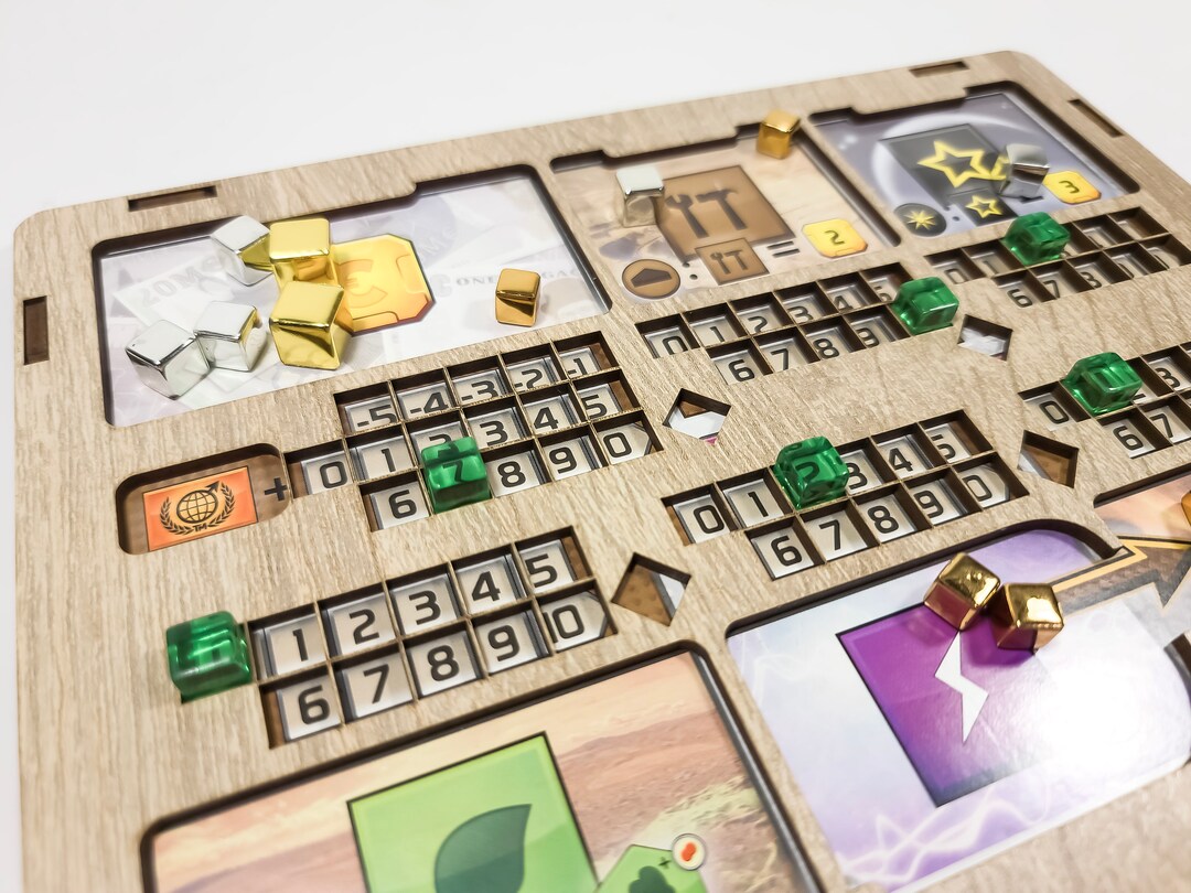 Terraforming Mars Player Board Overlay With Backboard - Etsy Denmark