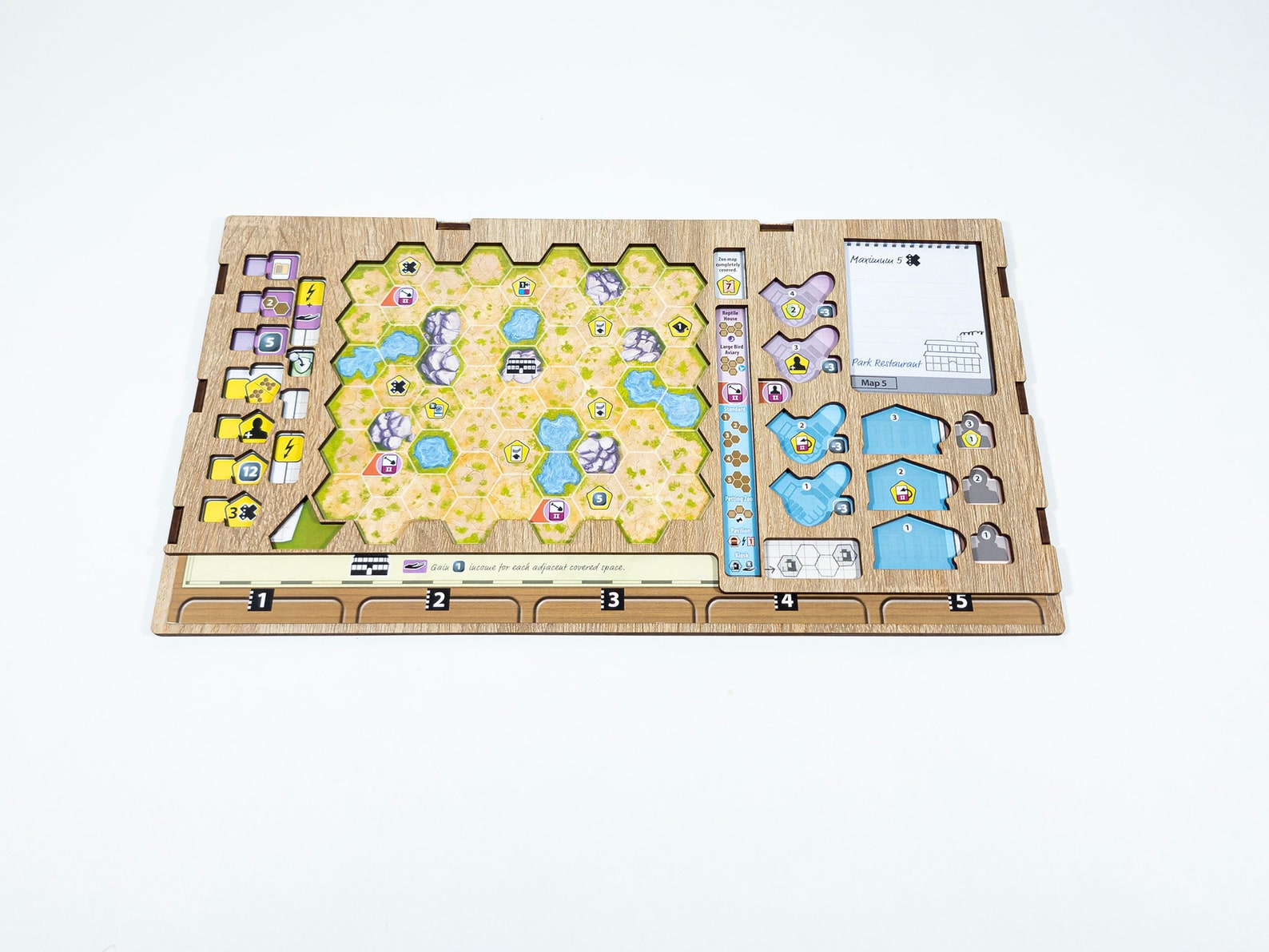 Ark Nova Player Board Overlay With Backboard Set of 1 - Etsy