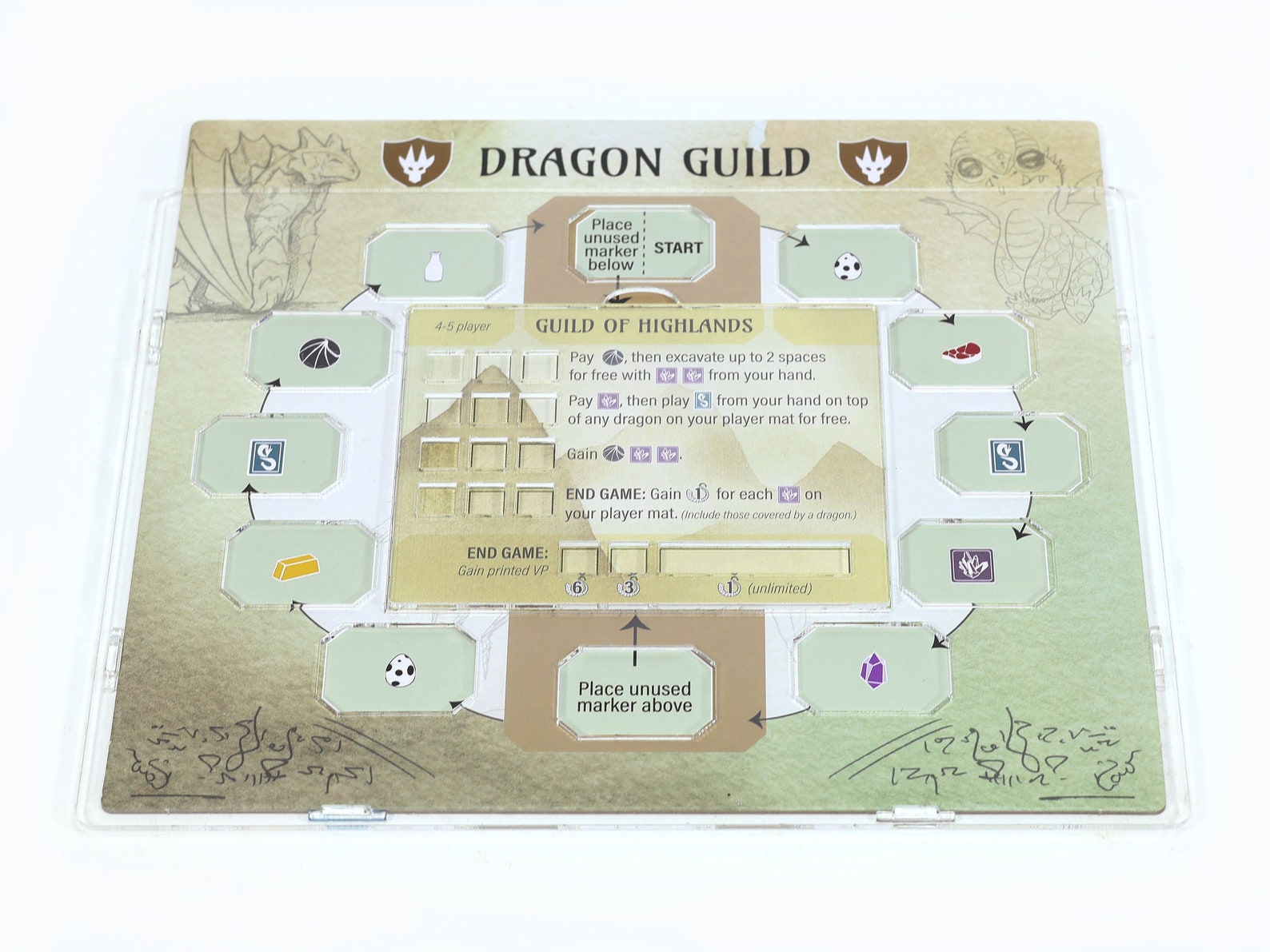 Wyrmspan Dragon Guild Acrylic Board Overlay: Game Upgrade - Etsy