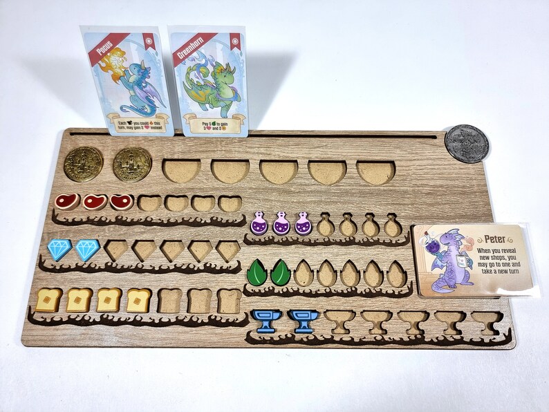 Flamecraft Board Game Player Board - Etsy