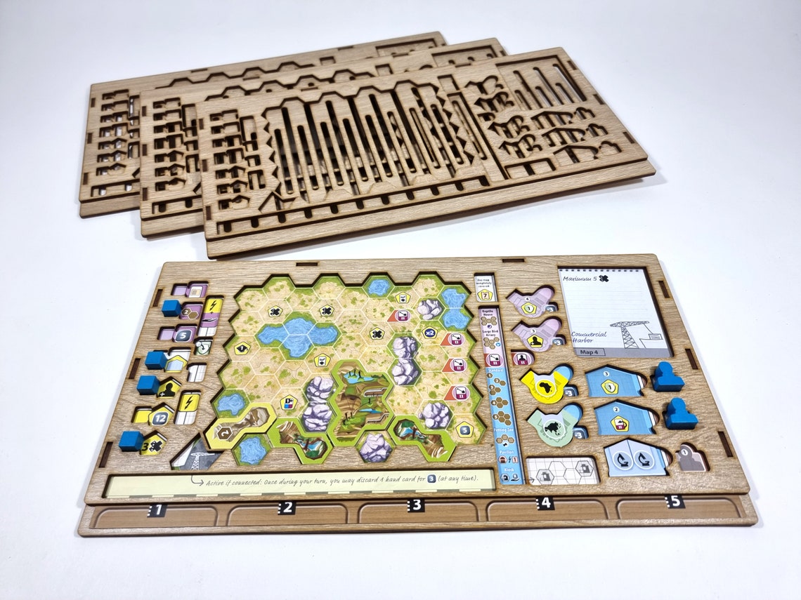 Ark Nova Player Board Overlay With Backboard Set of 1 - Etsy