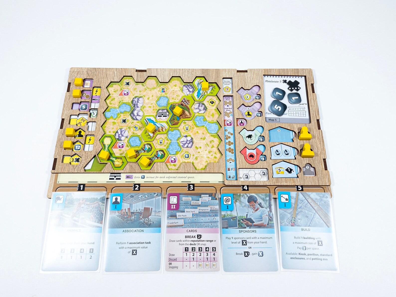 Ark Nova Player Board Overlay With Backboard Set of 1 - Etsy