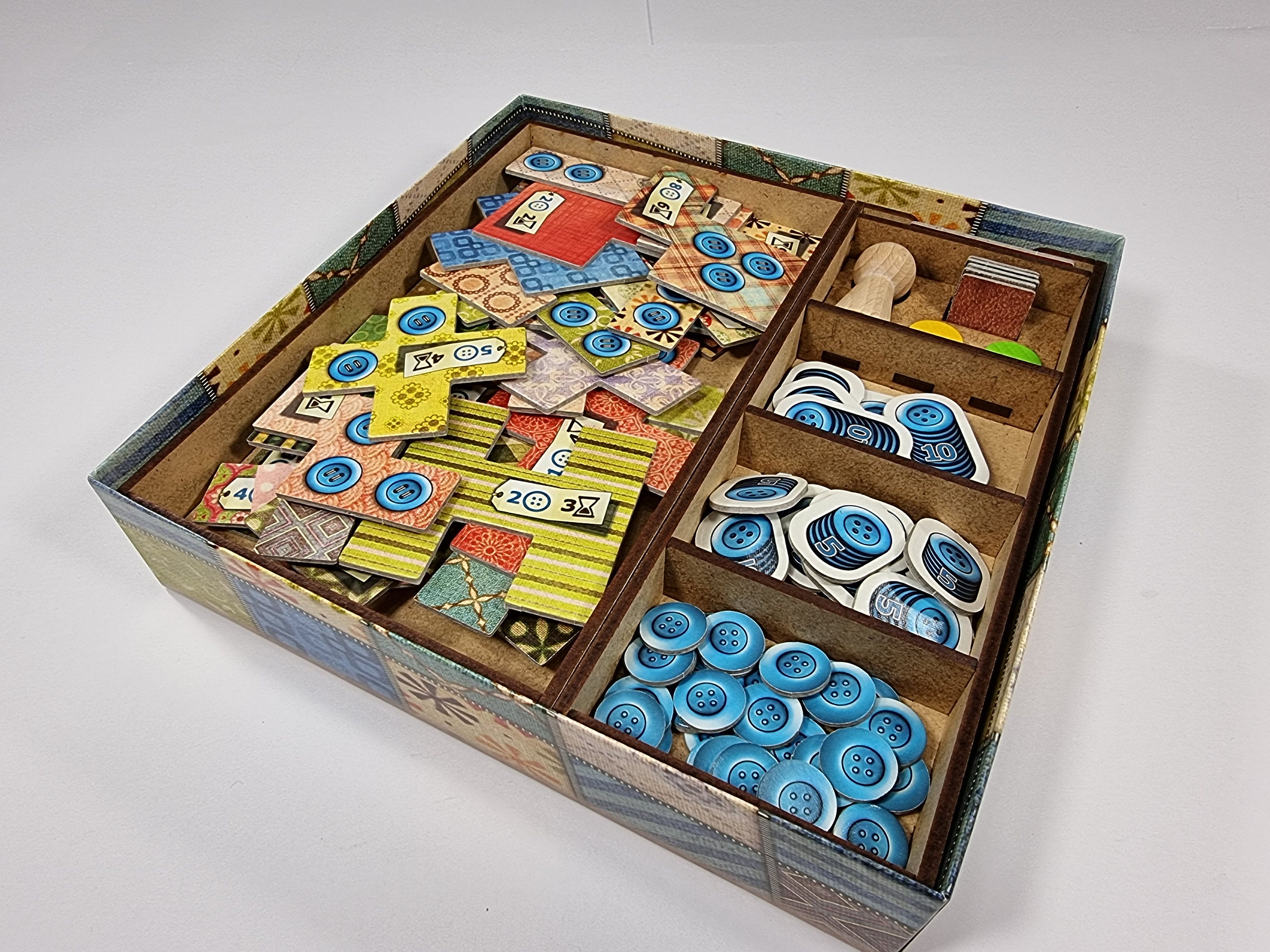 Patchwork Board Game Box Organizer Insert - Etsy