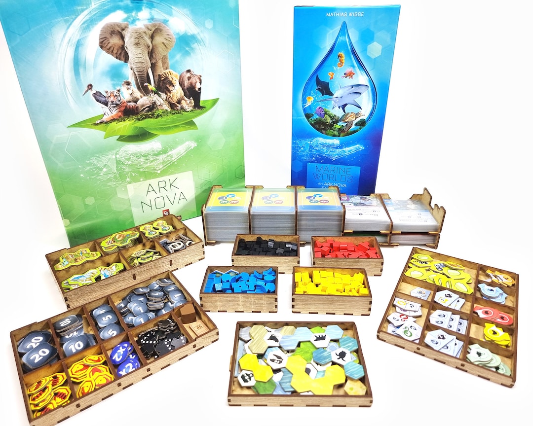 Pre-assembled Insert for Ark Nova & Marine Worlds - Etsy