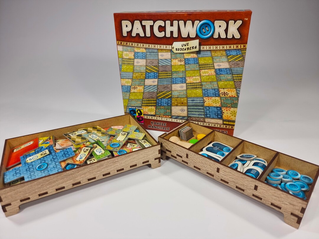 Patchwork Board Game Box Organizer Insert - Etsy