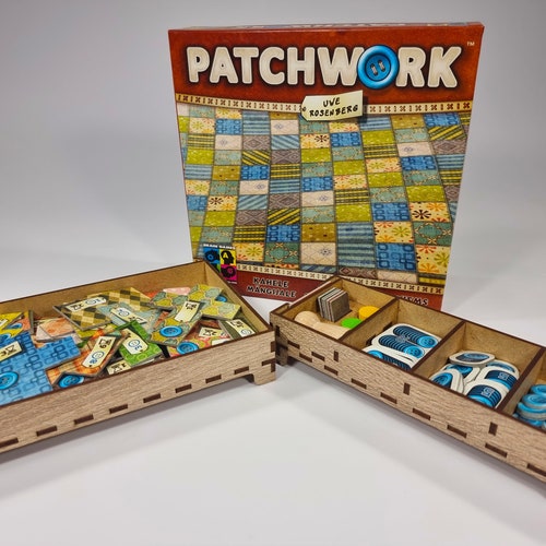 Patchwork Board Game Insert / Box Organizer - Etsy