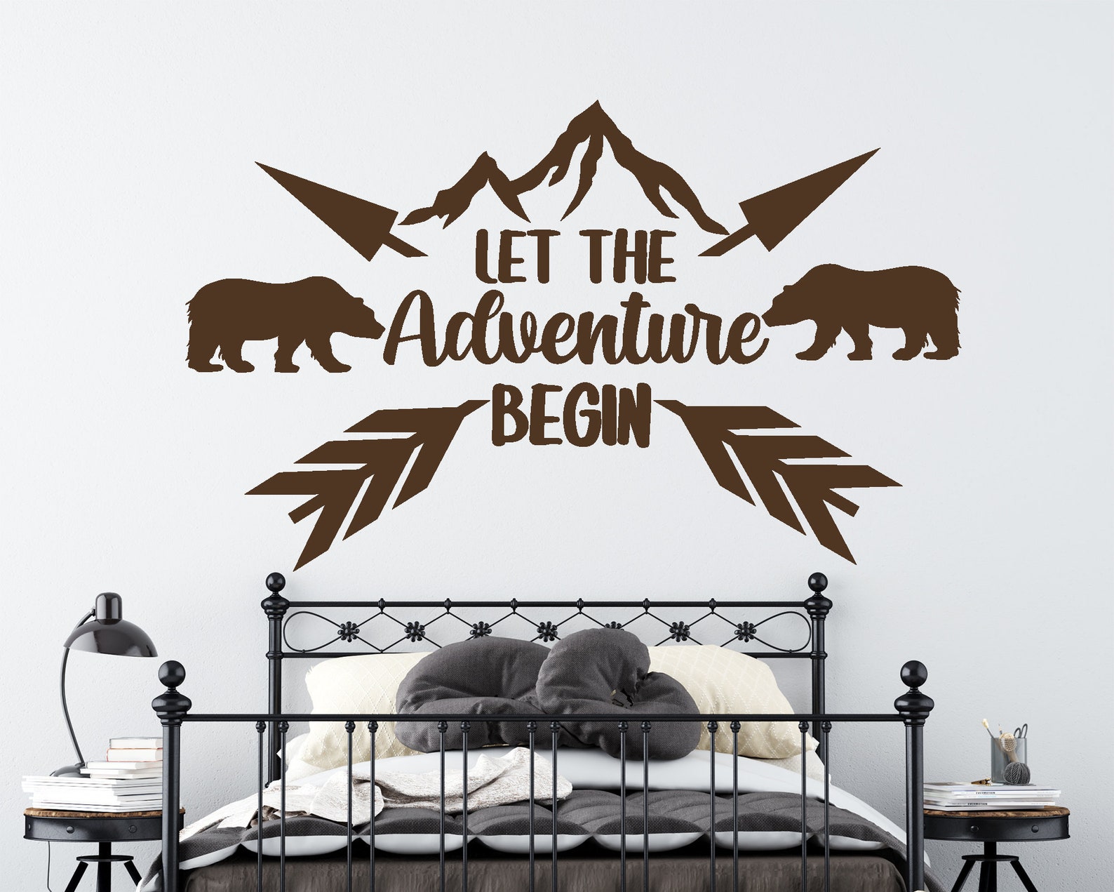 Let the Adventure Begin Decal Nursery Decor Boy Quote Wall - Etsy