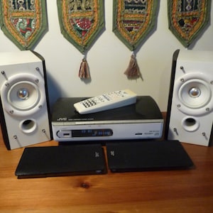 Vintage Retro JVC 1990s Mini Stereo System HI FI Music Player Machine ...