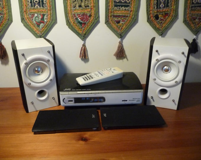 Vintage Retro JVC 1990s Mini Stereo System HI FI Music Player Machine ...