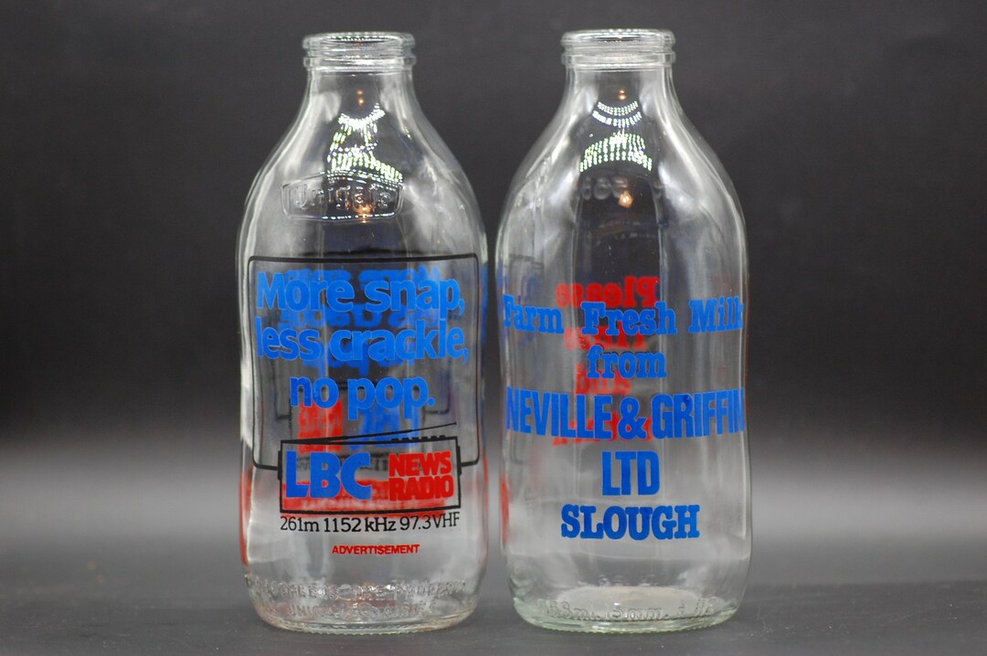 Vintage Retro Bottles Blue Unique Collectable Bottles Glass Art Window ...