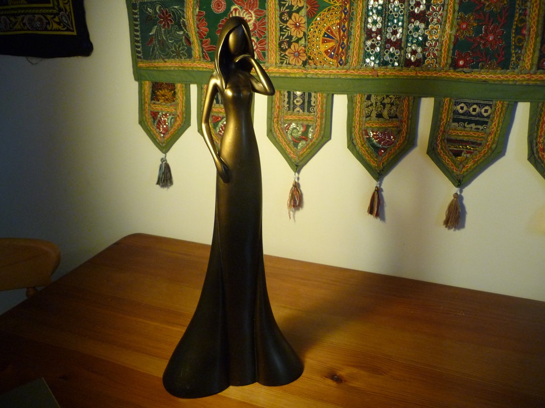 Vintage Female Lady Figure Statue Ornament Collectable Home Decor ...