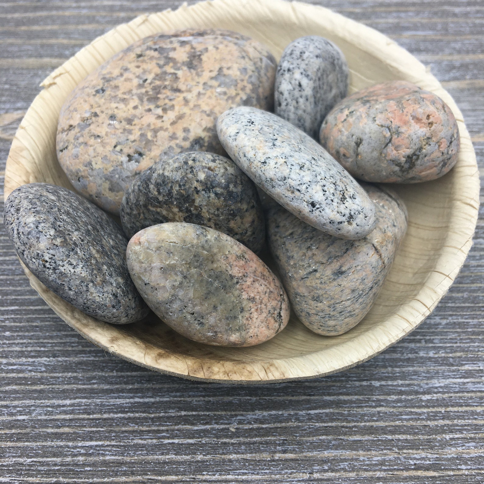 Granite Polished Fidget Rocks | Relaxation Calming | Self Care ...