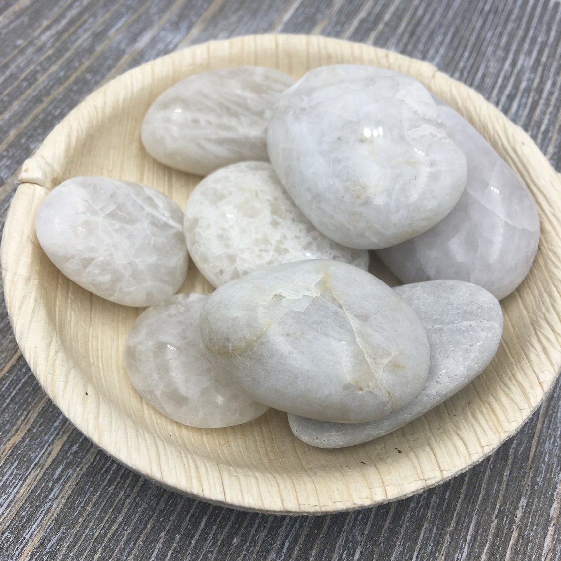 White Polished Fidget Rocks Relaxation Calming Self Care - Etsy