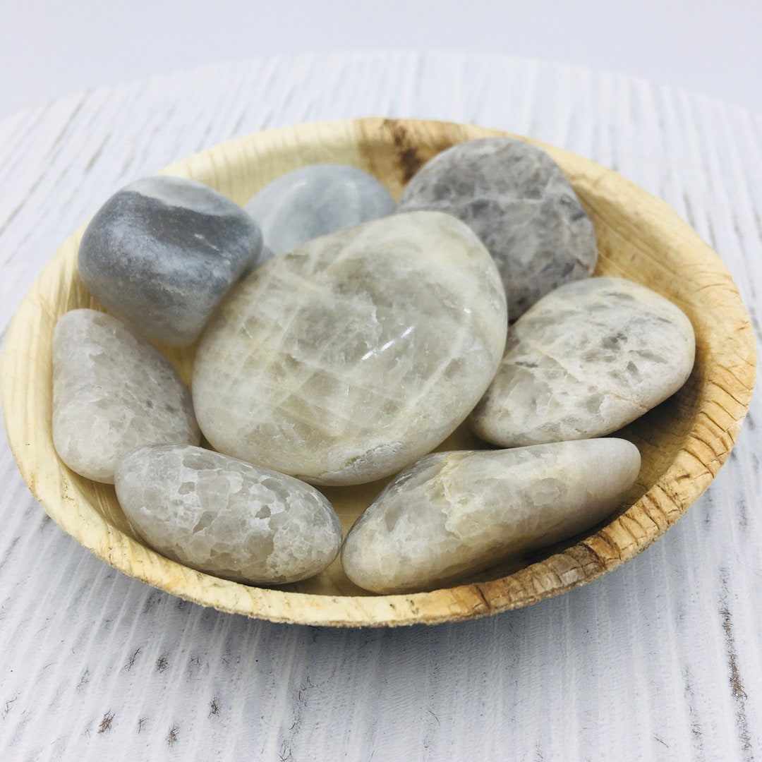 Gray Polished Fidget Rocks Relaxation Calming Stress Relief Desk Toy ...