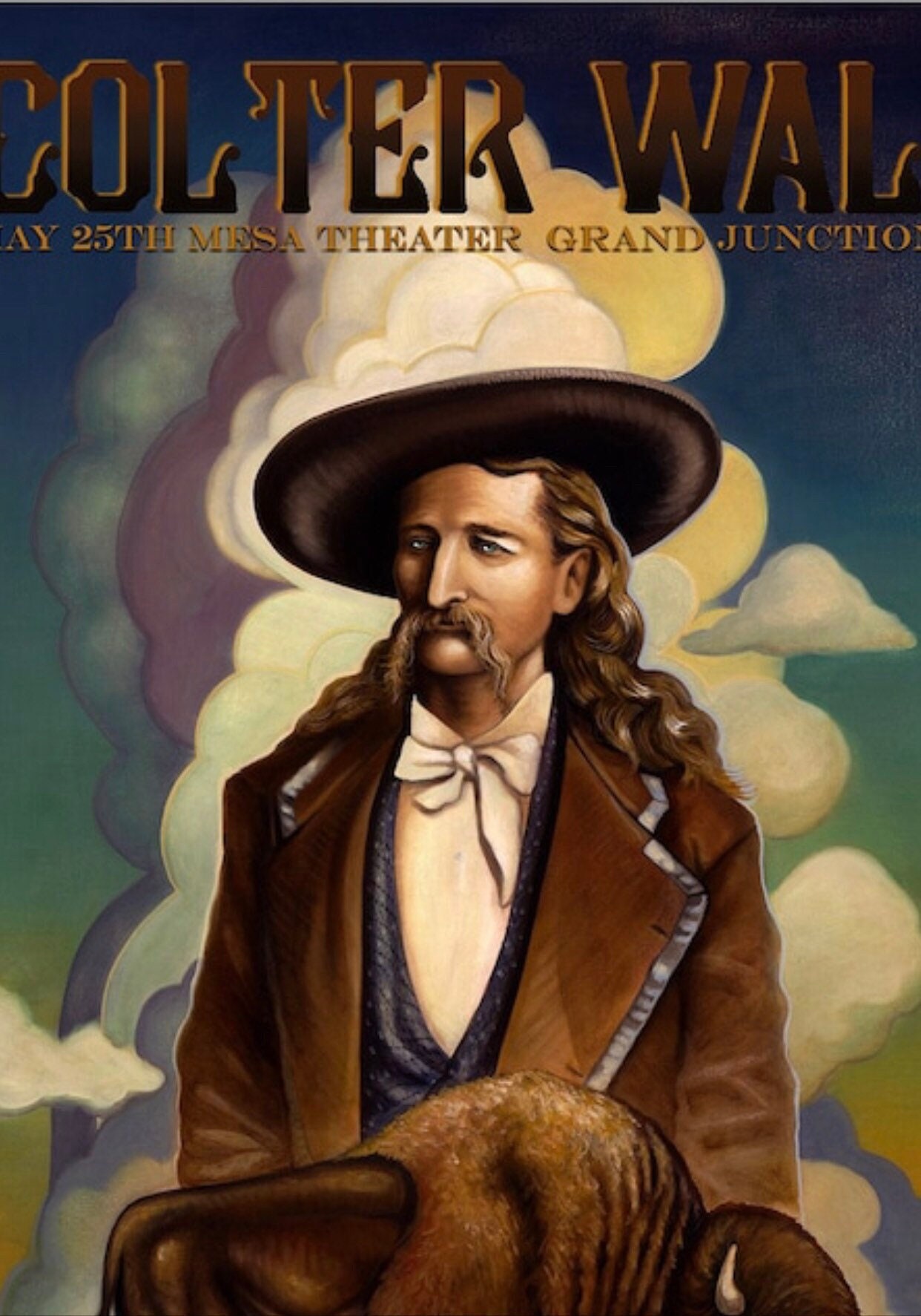 Colter Wall Concert Poster Signed and Numbered by the Artist - Etsy