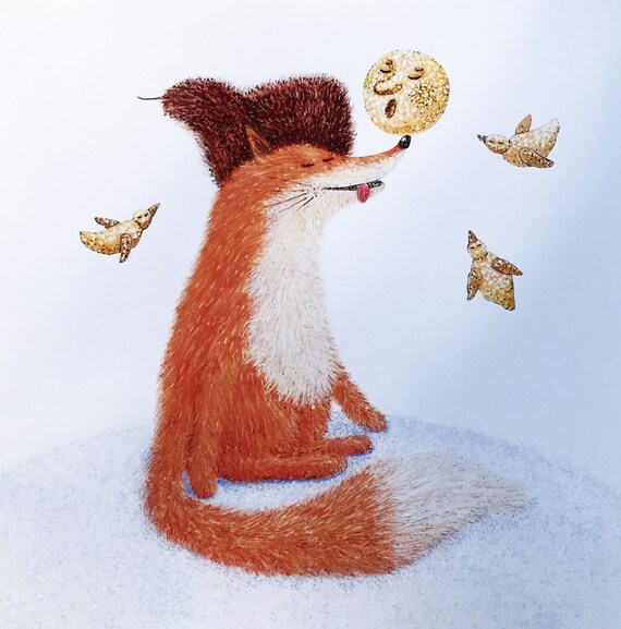 Fox Greeting Card Fox Notecards With Envelopes Fox Lover - Etsy